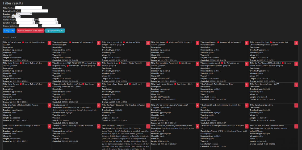 CommanderRoot Channel Tools - Clips / VODs & Subs - TeamKompass