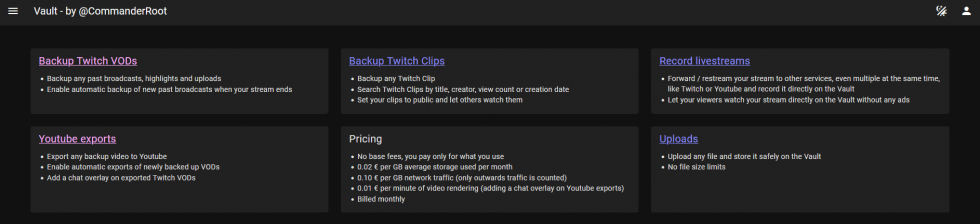 CommanderRoot Channel Tools - Clips / VODs & Subs - TeamKompass